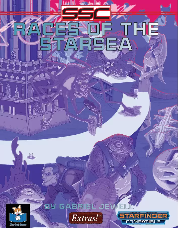 SSC Races of the Starsea - Dire Corgi Games | DriveThruRPG
