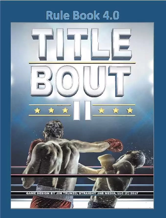 TITLE BOUT II RULES 4.0 - Straight Jab Media | DriveThruRPG