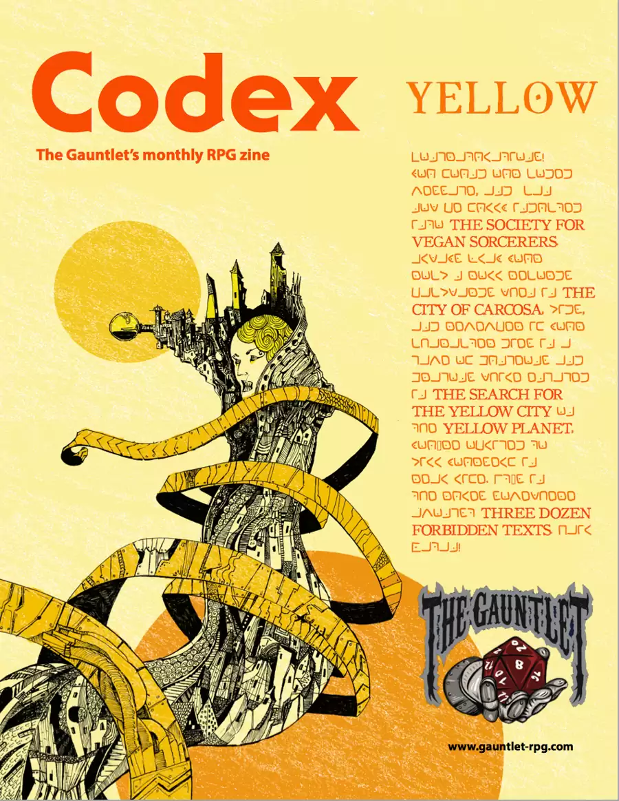 Codex - Yellow (Mar 2017) - The Gauntlet | DriveThruRPG