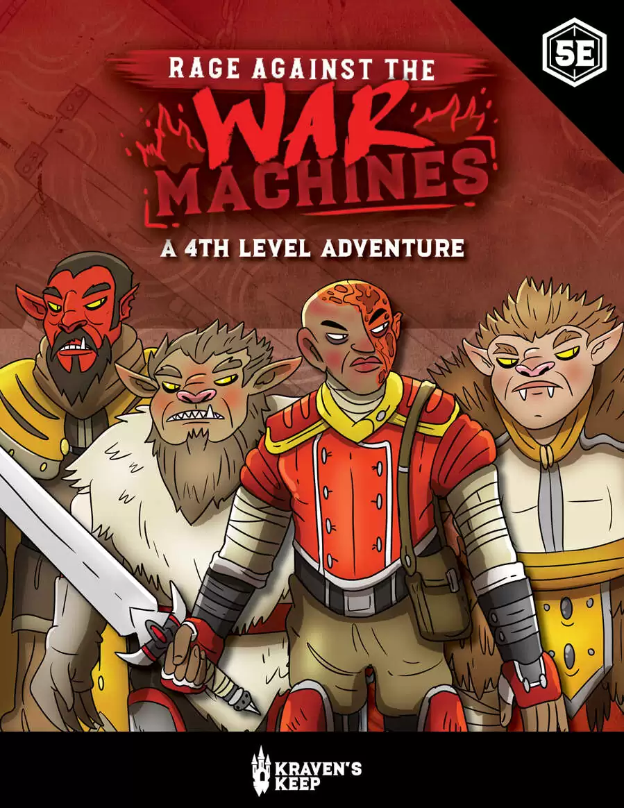 Rage Against the War Machines - Kraven's Keep | DriveThruRPG