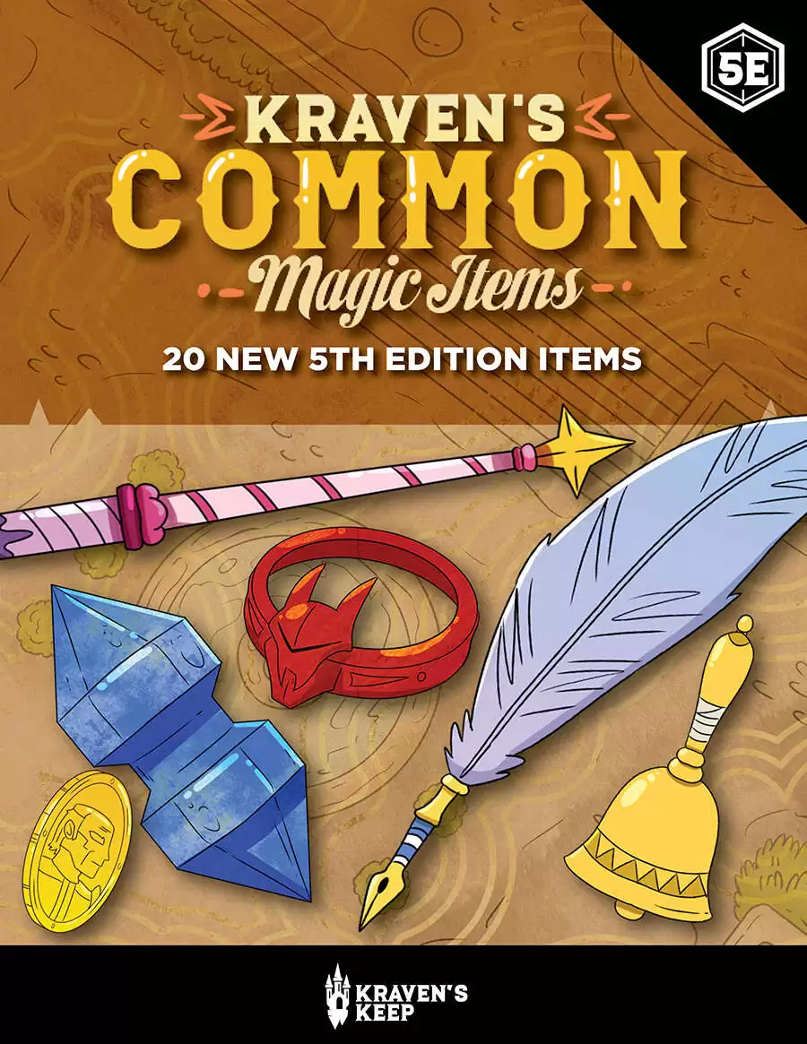 Kraven's Common Magic Items - Kraven's Keep | DriveThruRPG