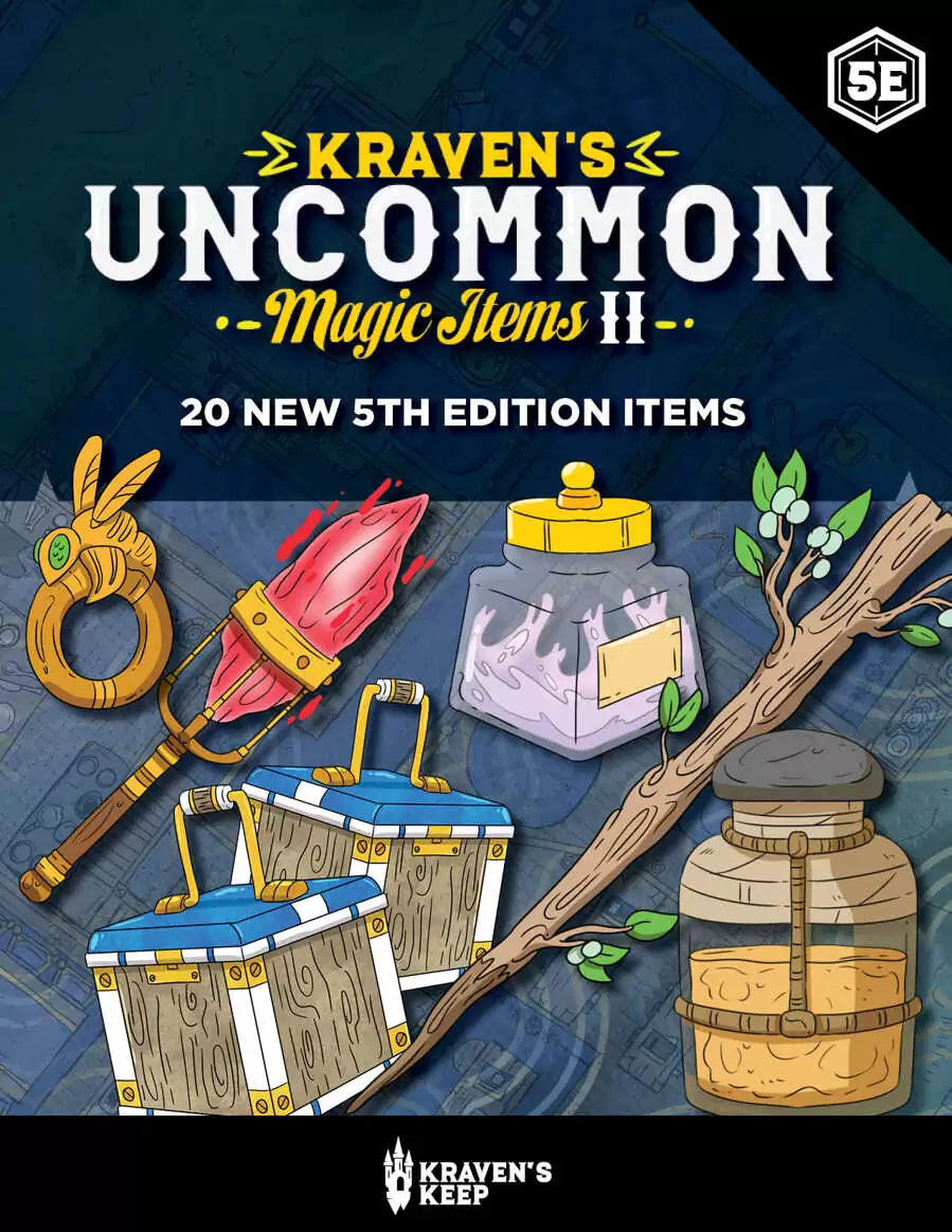 Kraven's Uncommon Magic Items II - Kraven's Keep | DriveThruRPG