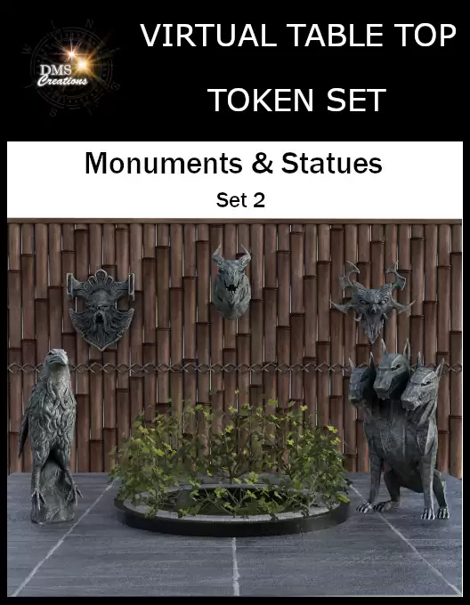 Monuments & Statues Set 2 - DMS Creations | DriveThruRPG