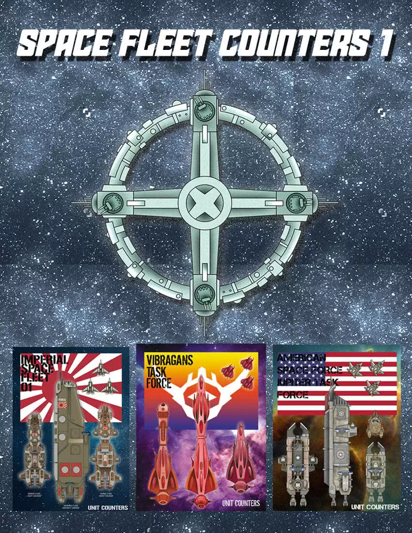 SPACE FLEET COUNTERS 1 [BUNDLE] - IliadaGameStudio | DriveThruRPG