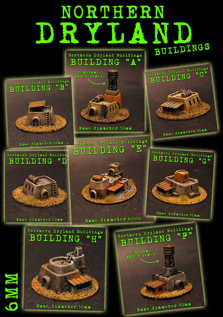 Northern Dryland Buildings - IliadaGameStudio | STLs | DriveThruRPG