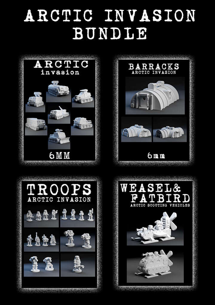 ARCTIC ARMIES [BUNDLE] - IliadaGameStudio | STLs | DriveThruRPG
