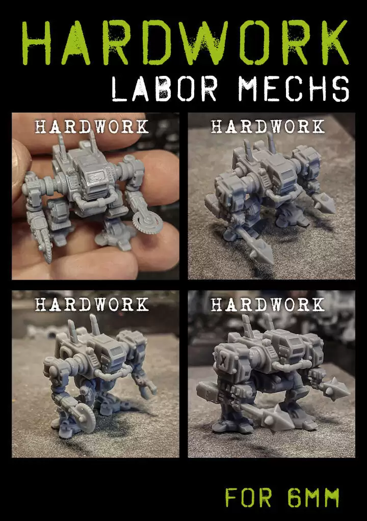 HARDWORK - IliadaGameStudio | STLs | DriveThruRPG