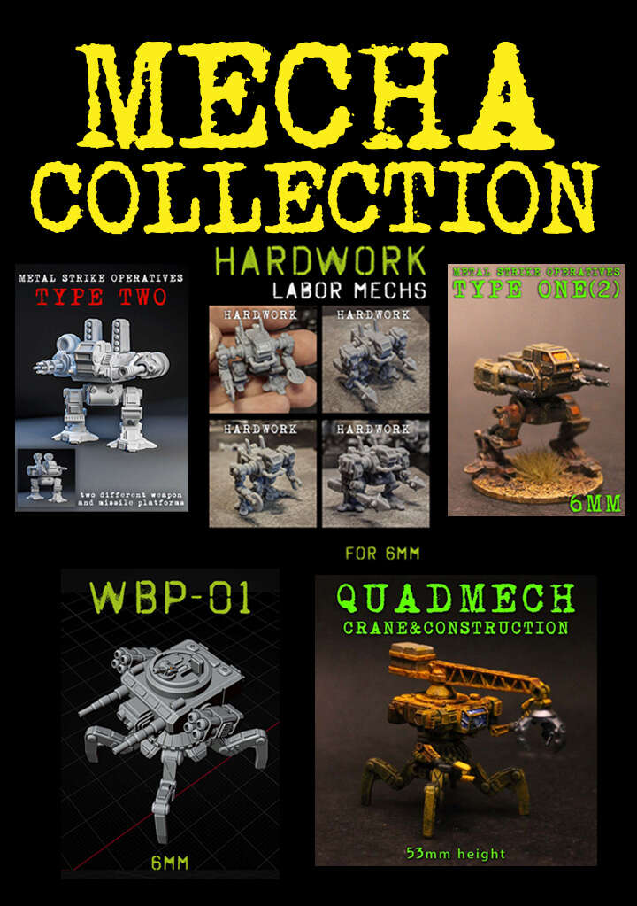 MECHA COLLECTION [BUNDLE] - IliadaGameStudio | STLs | DriveThruRPG