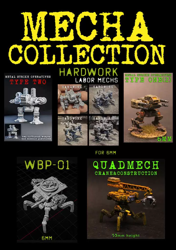 MECHA COLLECTION [BUNDLE] - IliadaGameStudio | STLs | DriveThruRPG