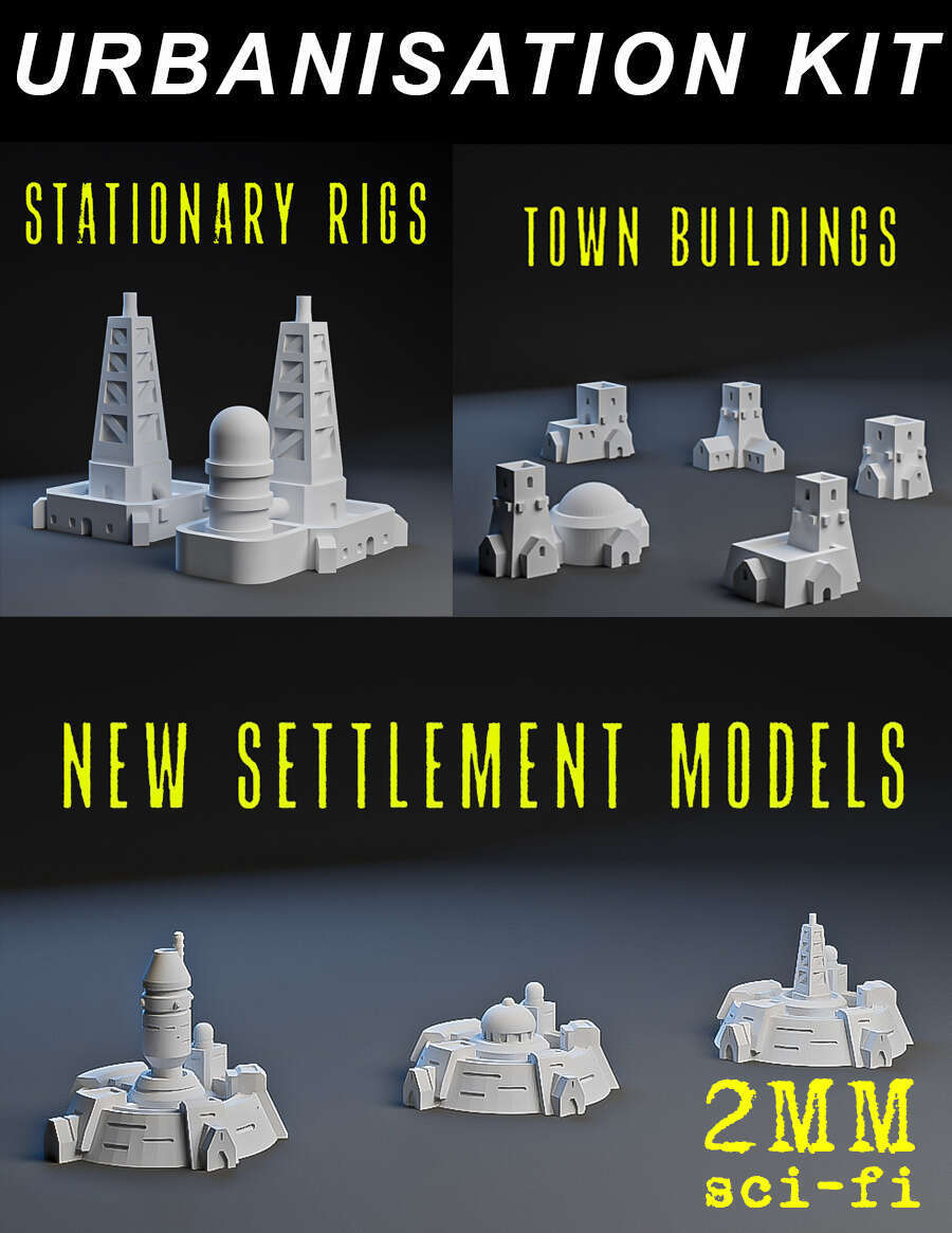 URBANISATION KIT - IliadaGameStudio | STLs | DriveThruRPG