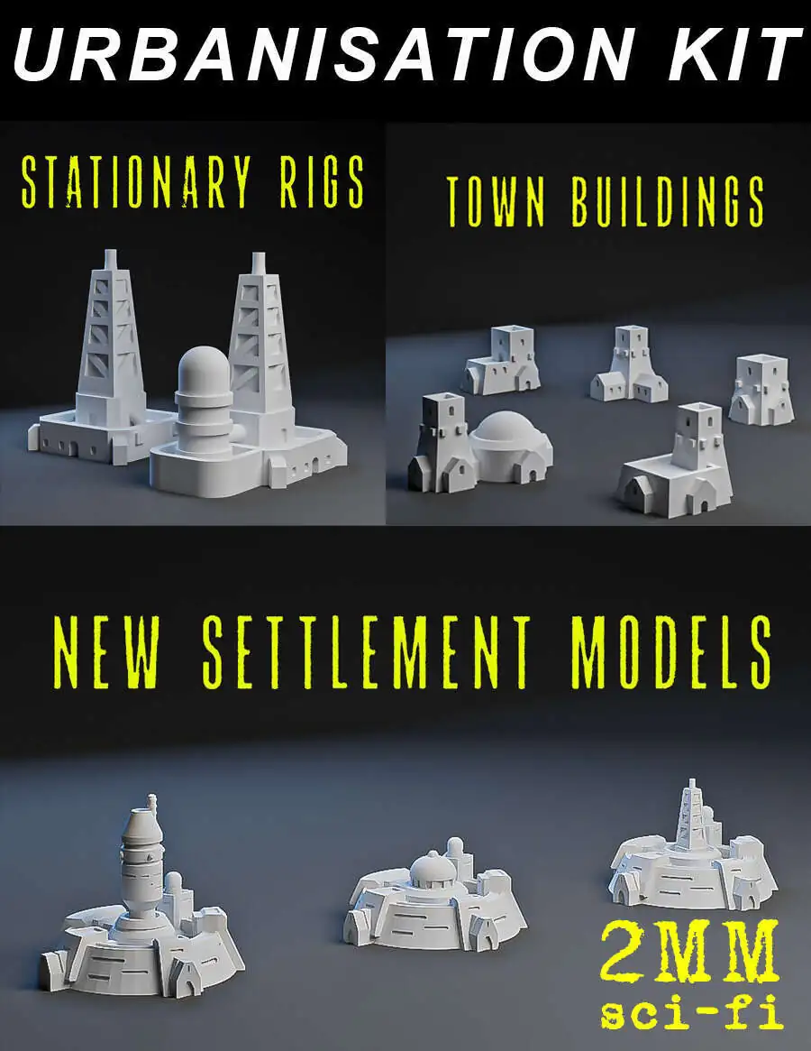URBANISATION KIT - IliadaGameStudio | STLs | DriveThruRPG