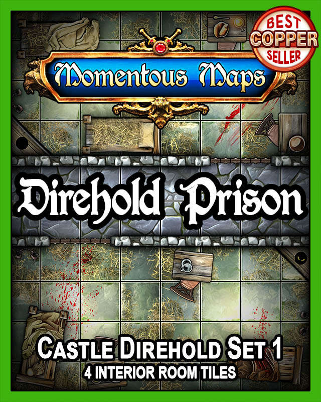 Direhold Prison - Momentous Maps | DriveThruRPG