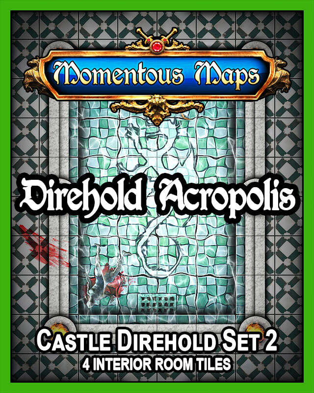 Direhold Acropolis - Momentous Maps | DriveThruRPG