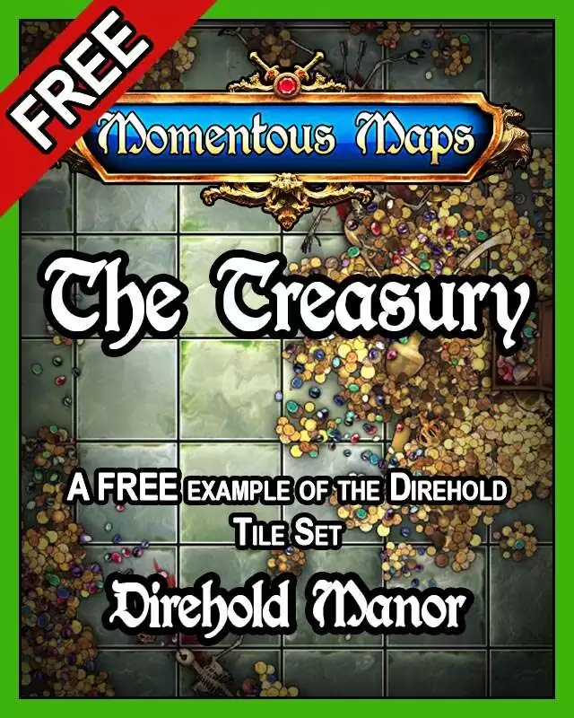 FREE The Treasury - Momentous Maps | DriveThruRPG