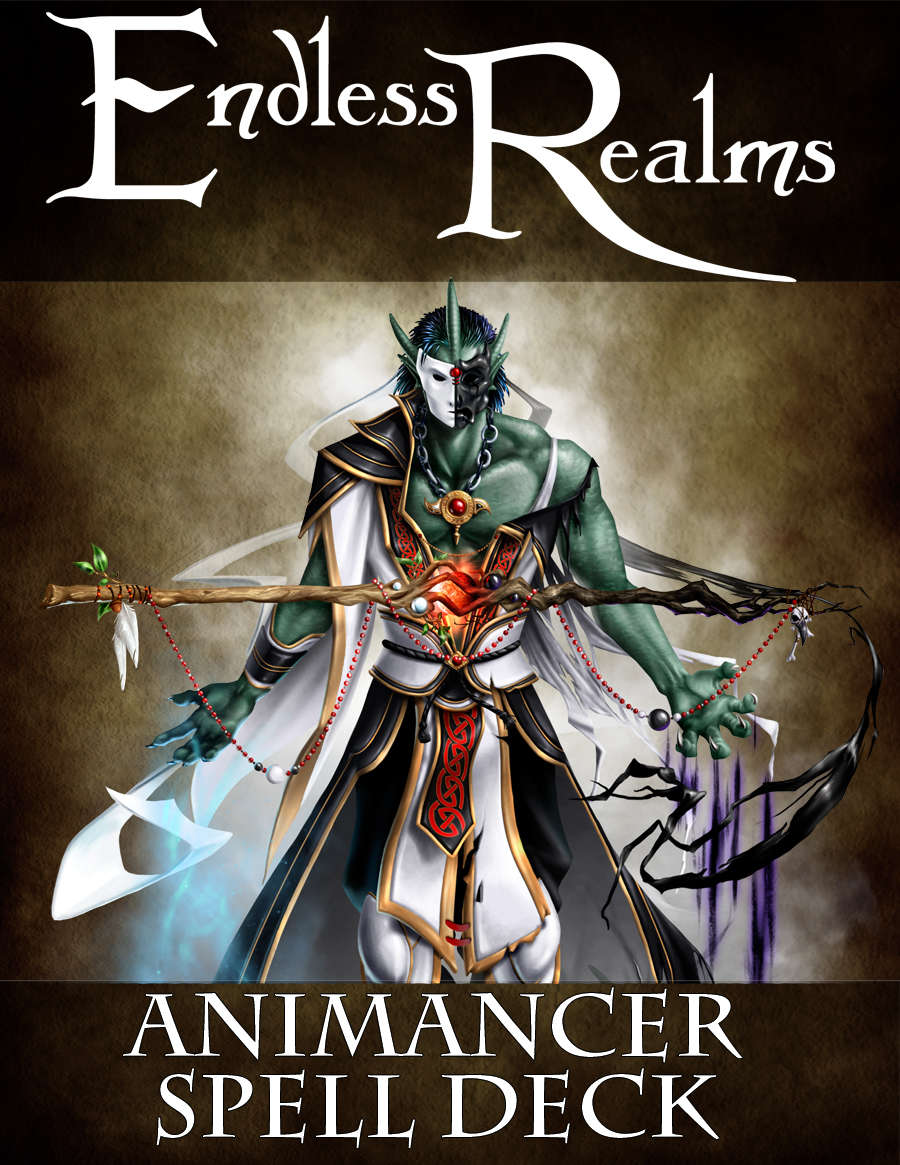 Endless Realms: Animancer Spell Deck - Lunar Games Inc | Game Aids ...