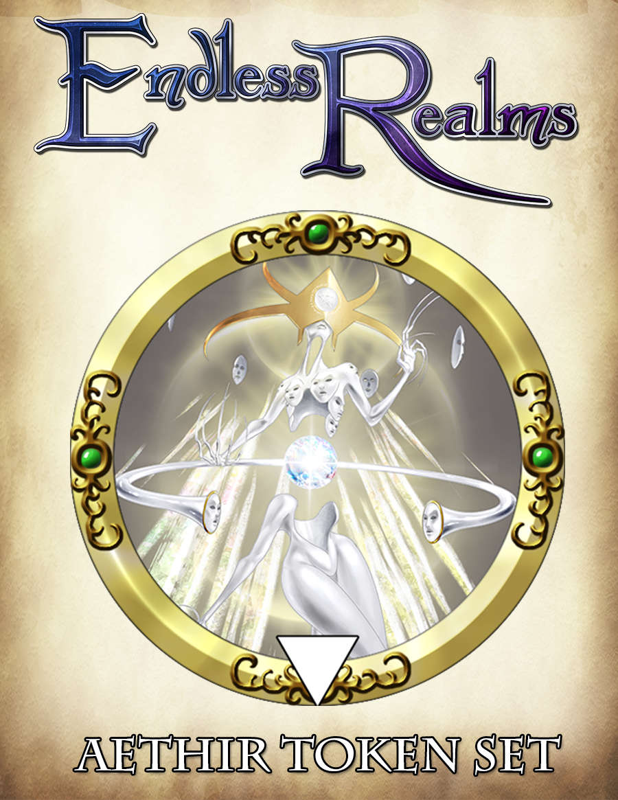 Endless Realms: Aethir Tokens - Lunar Games Inc | Game Aids | DriveThruRPG