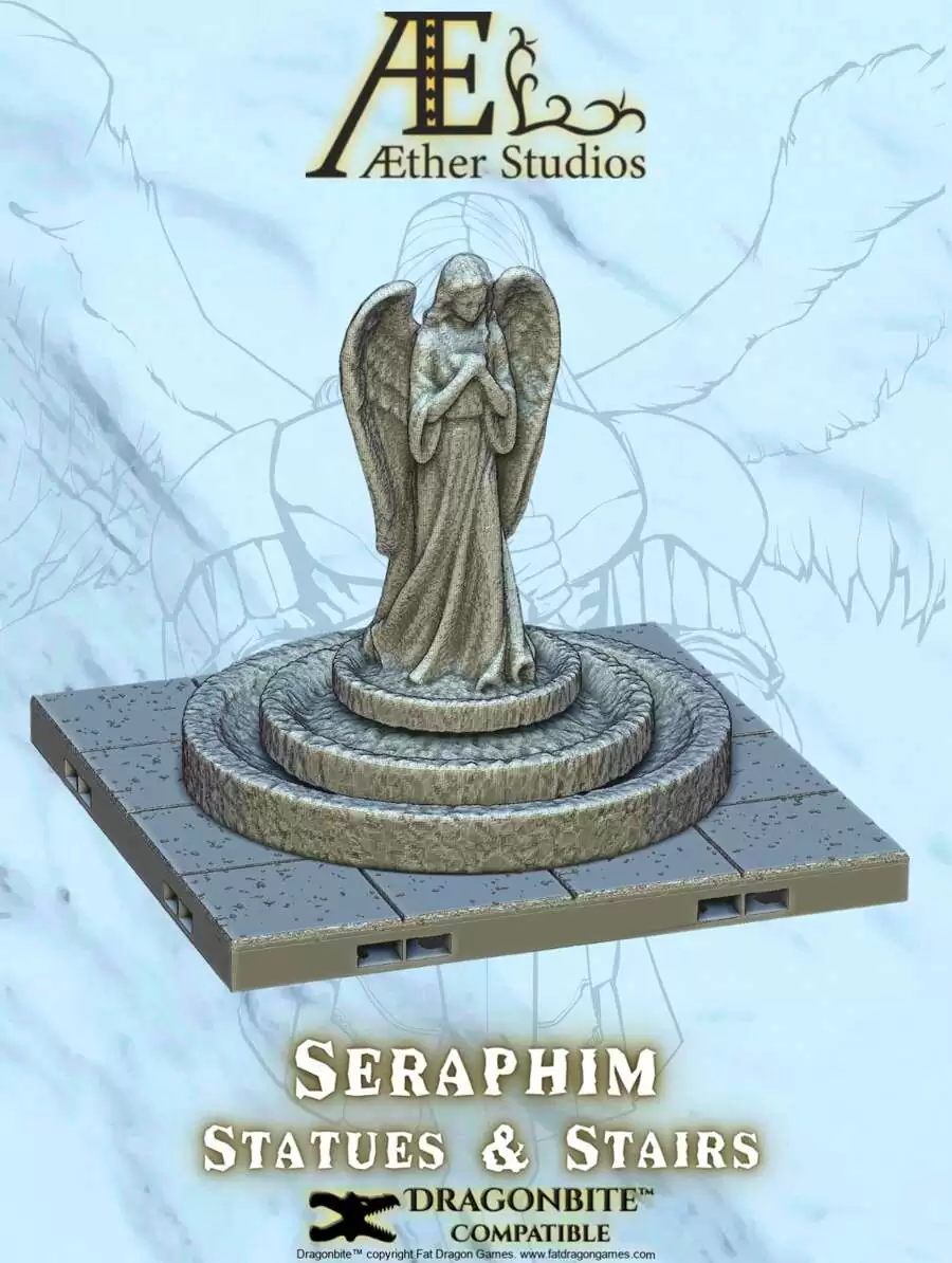 Seraphim: Statues & Stairs - Aether Studios | Seraphim | DriveThruRPG