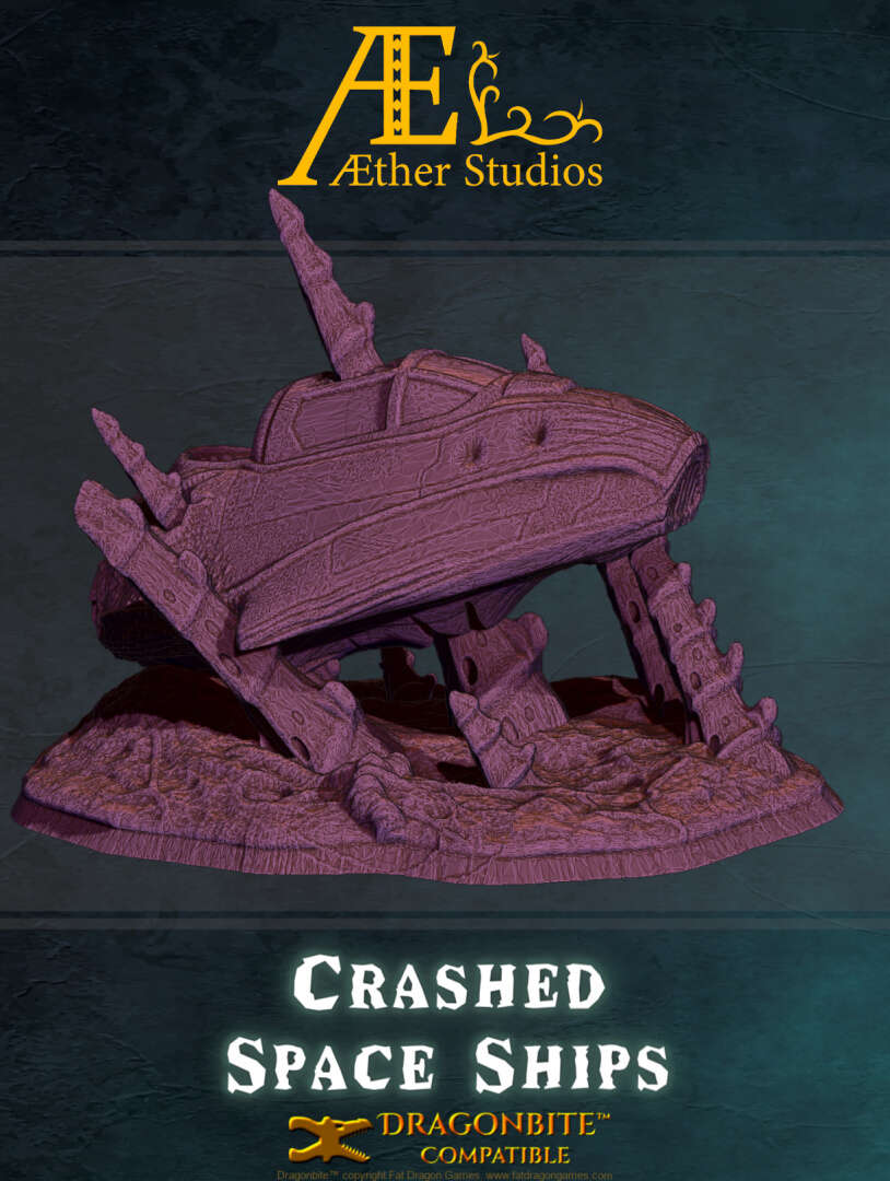 Crashed Space Ships 1 - Aether Studios | Sci-fi | DriveThruRPG
