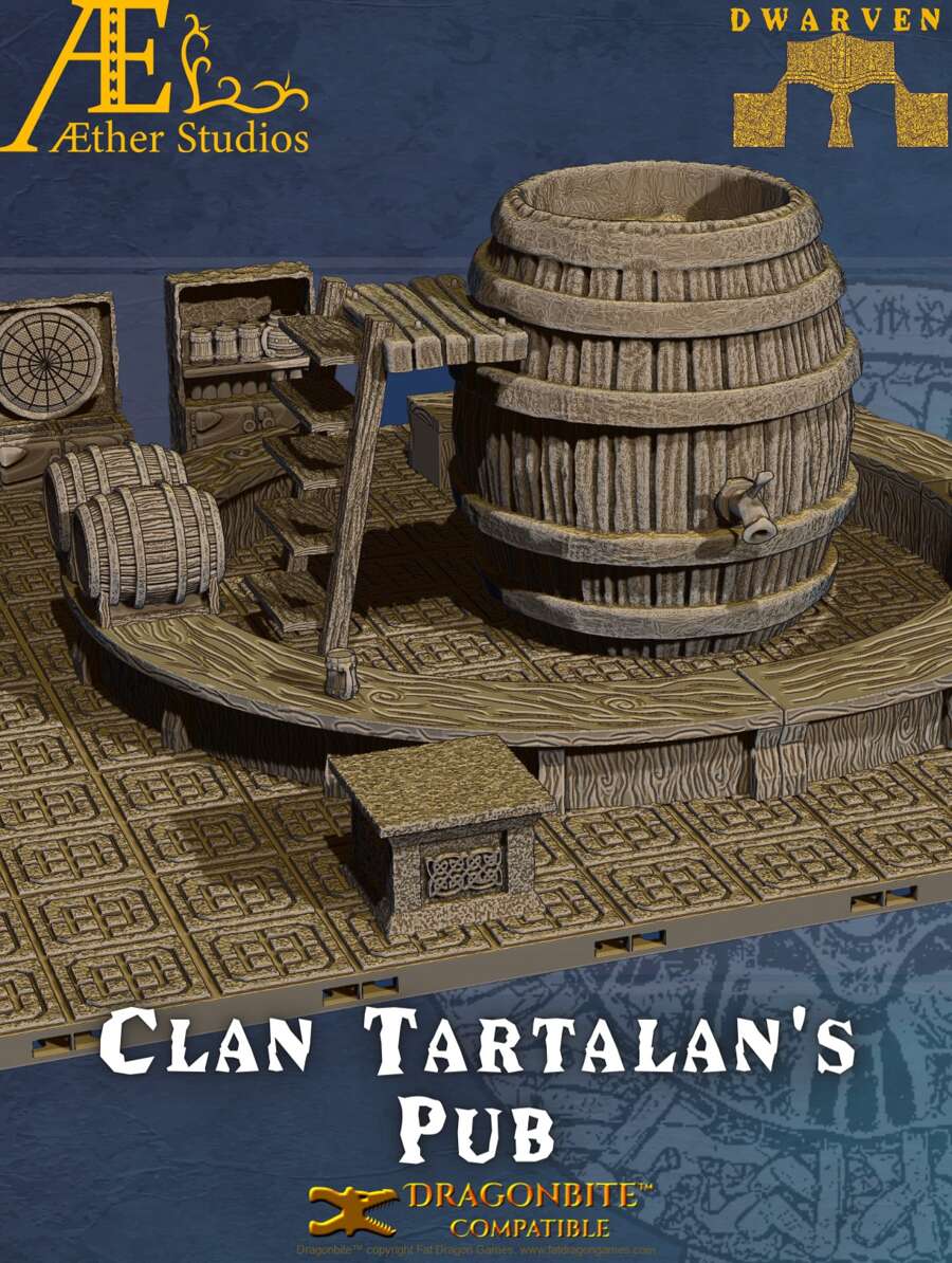 AEDWRF09: Clan Tartalan's Pub - Aether Studios | Dwarven | DriveThruRPG