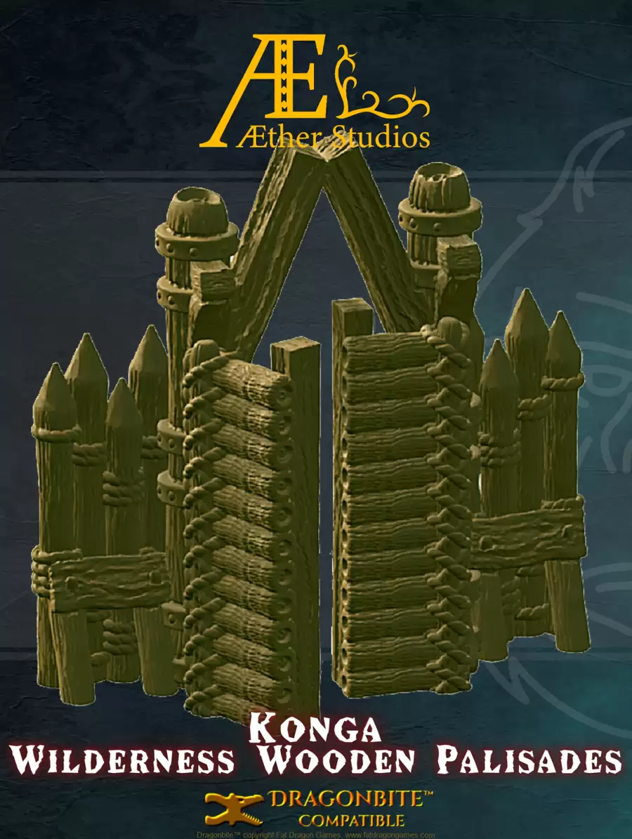 AEKNGA04 - Wooden Palisades - Aether Studios | World of Aach'yn ...