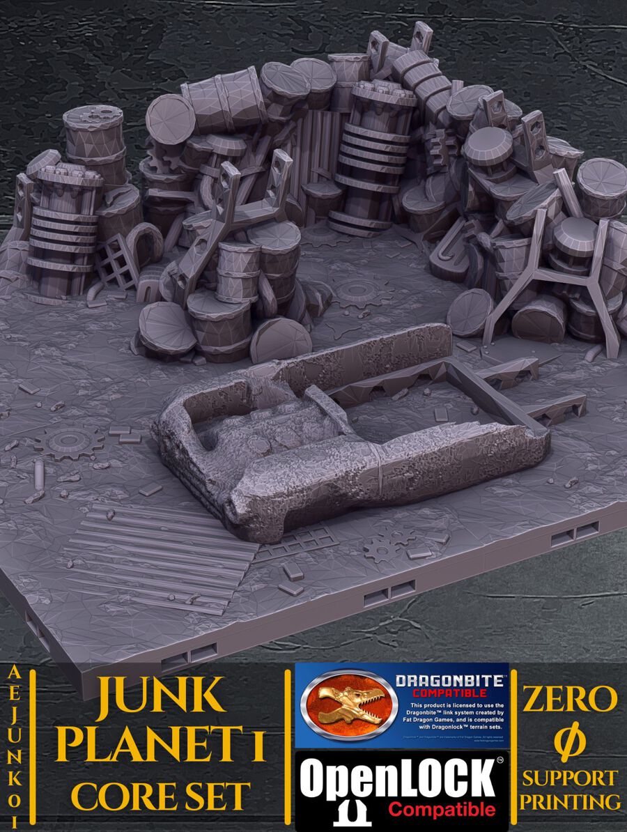AEJUNK01 - Junk Planet - Aether Studios | Sci-fi | DriveThruRPG