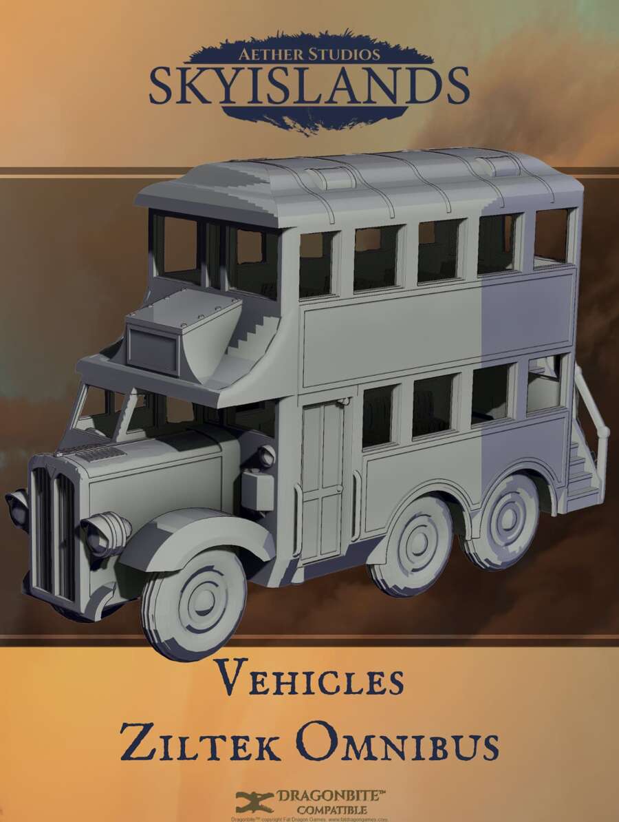 Vehicles Ziltek Omnibus - Aether Studios | DriveThruRPG