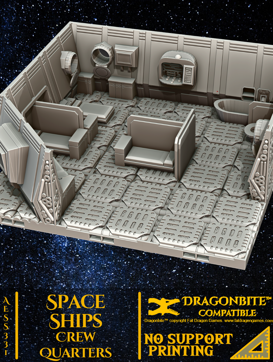 AESS331 – Space Ships: Crew Qtrs - Aether Studios | Sci-fi | DriveThruRPG