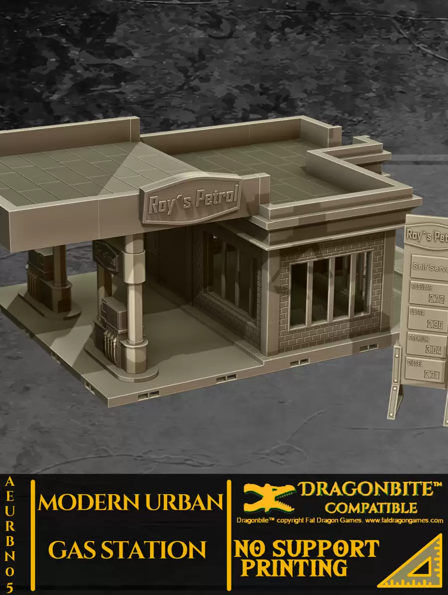 AEURBN05 – Modern Urban Gas Station - Aether Studios | World of Aach'yn ...