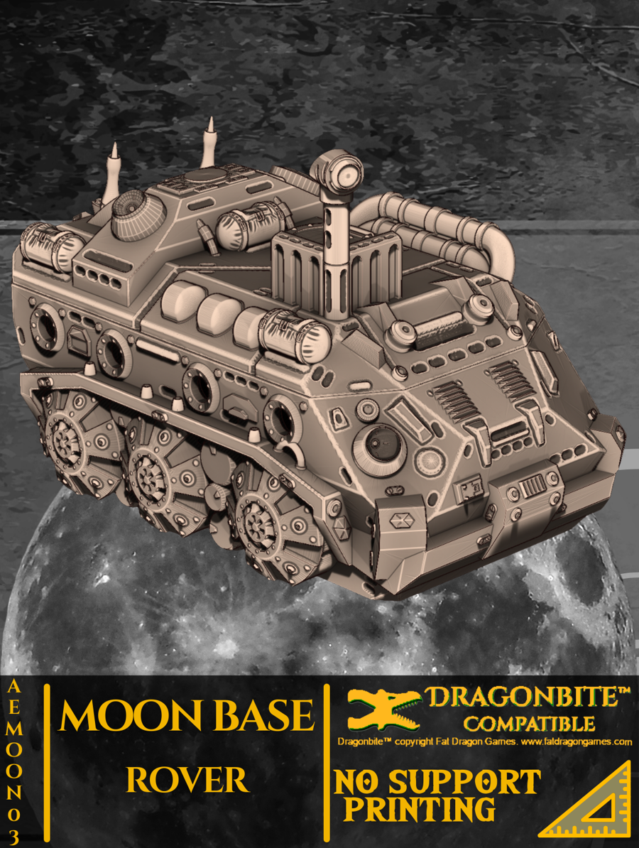 AEMOON03 - Moonbase Rover - Aether Studios | Sci-fi | DriveThruRPG