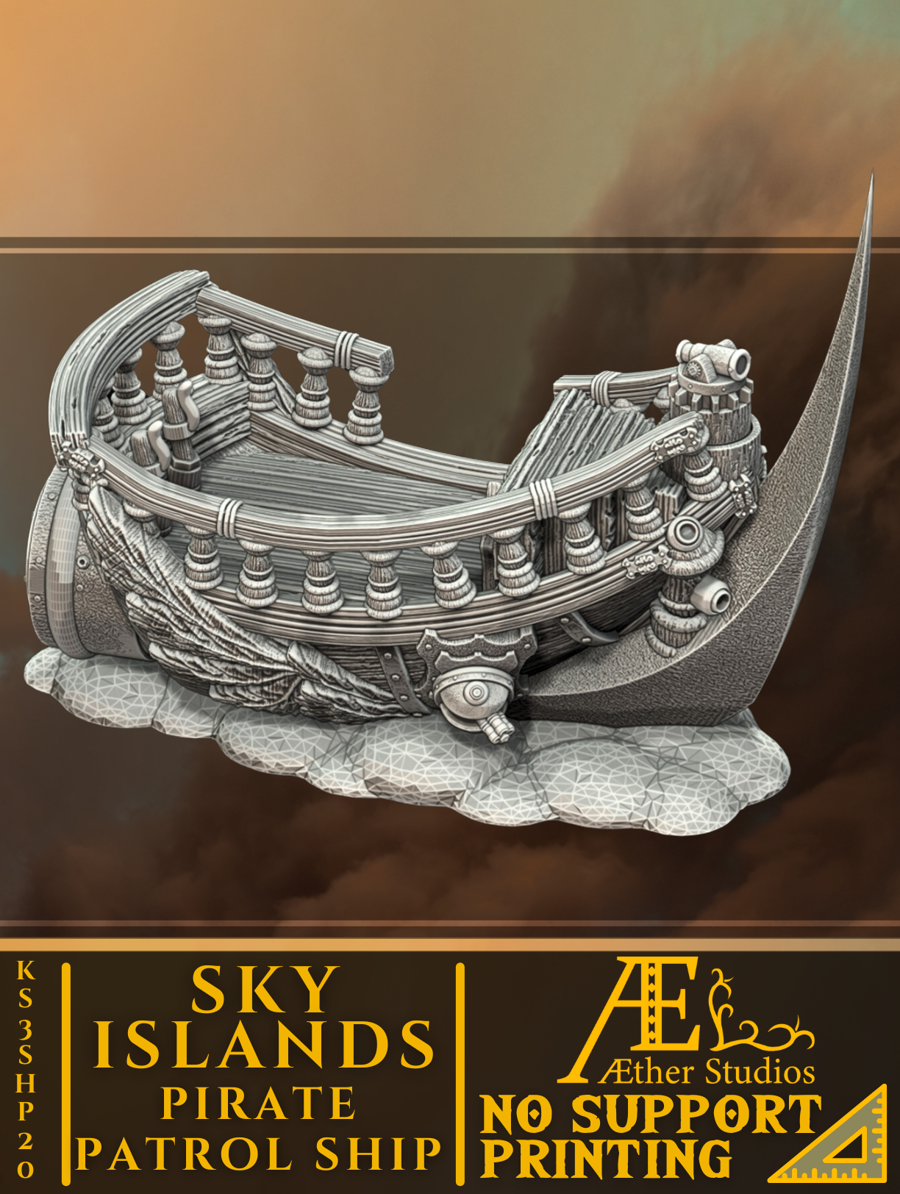 KS3SHP20 - Pirate Patrol Ship - Aether Studios | World of Aach'yn ...