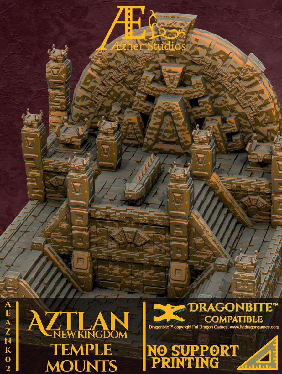 AEAZNK02 – Temple Mounts - Aether Studios | Aztlan | DriveThruRPG