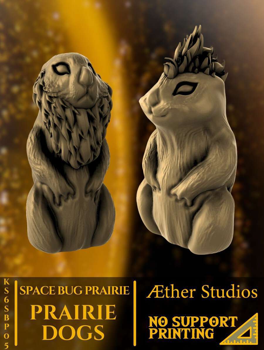 KS6SBP05 - Space Bug Prairie Dogs - Aether Studios | DriveThruRPG