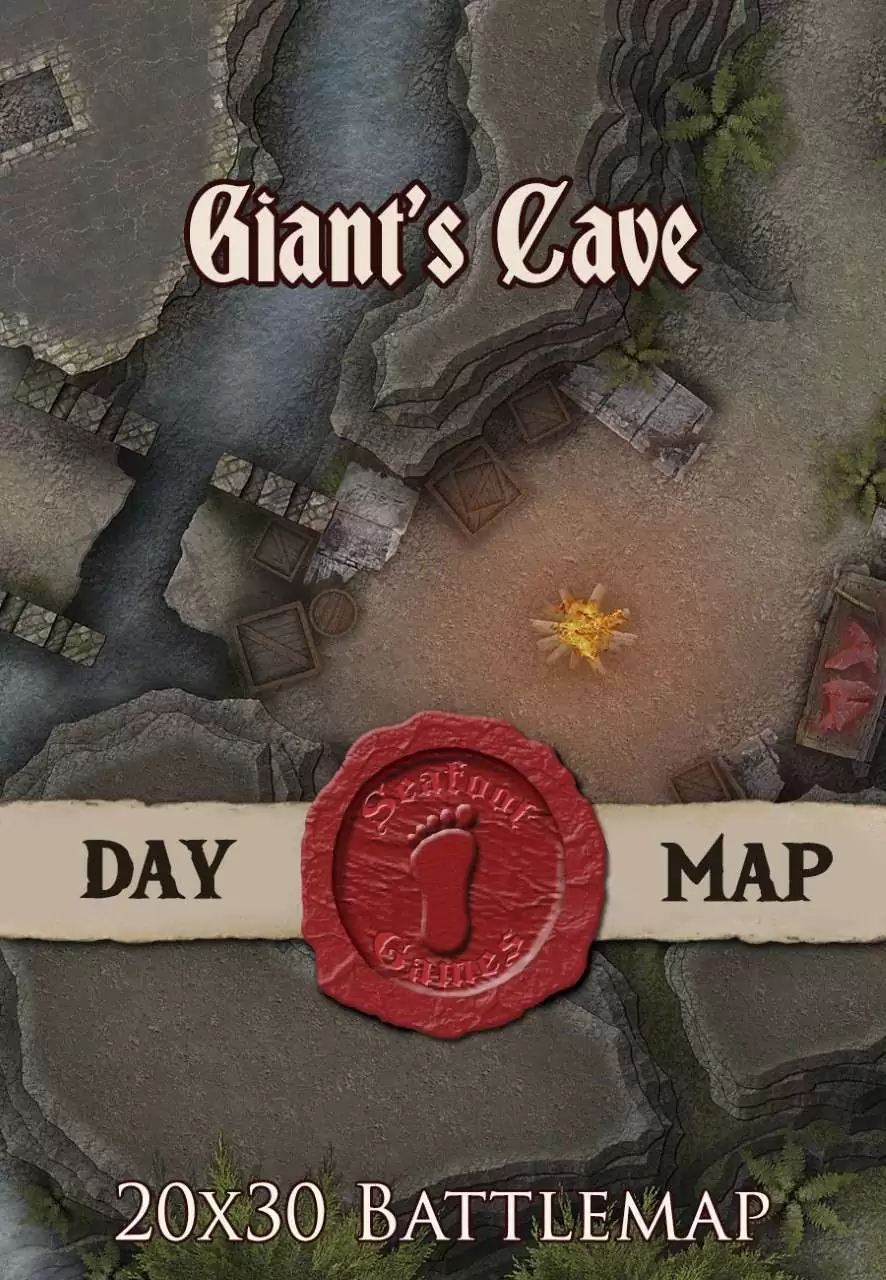 Seafoot Games - Giant's Cave | 20x30 Battlemap - Seafoot Games | Camps ...