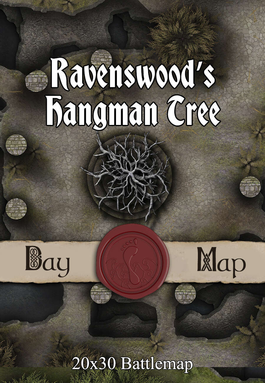 Seafoot Games - Ravenswood’s Hangman Tree | 20x30 Battlemap - Seafoot ...
