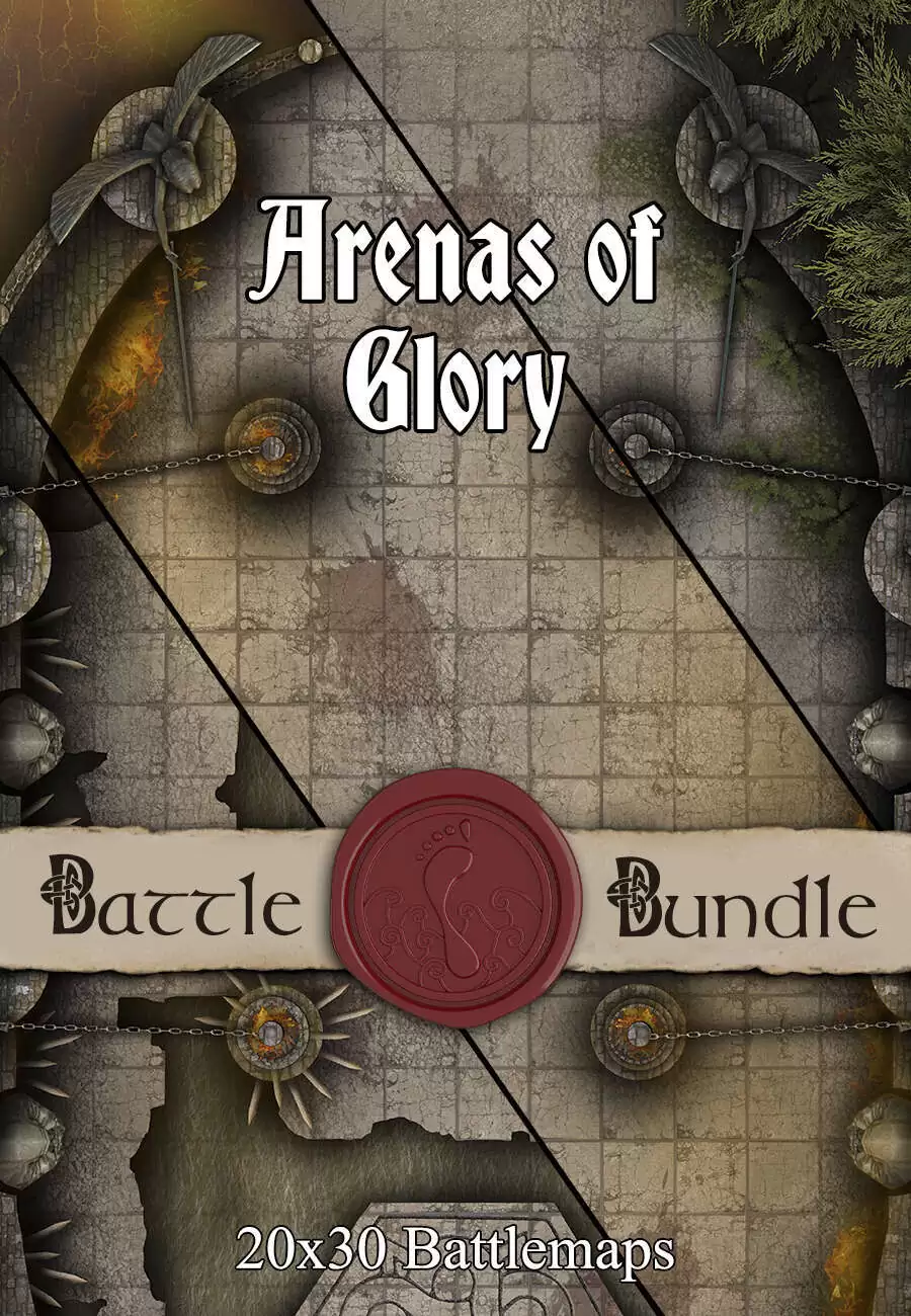 Arenas of Glory | 30x20 Battlemaps [BUNDLE] - Seafoot Games | Bundles ...