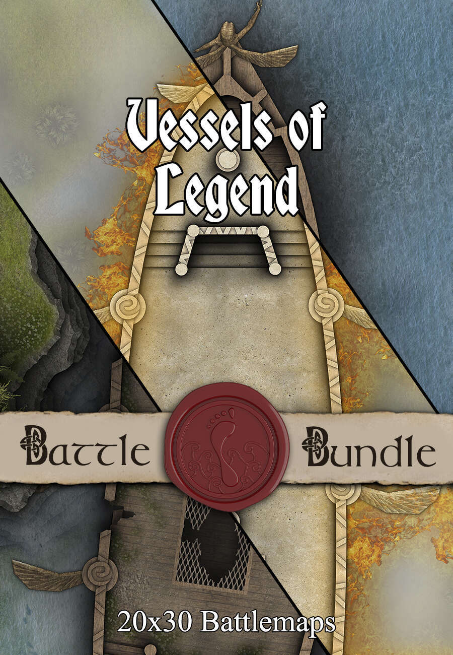 Vessels of Legend | 20x30 Battlemap [BUNDLE] - Seafoot Games | Bundles ...