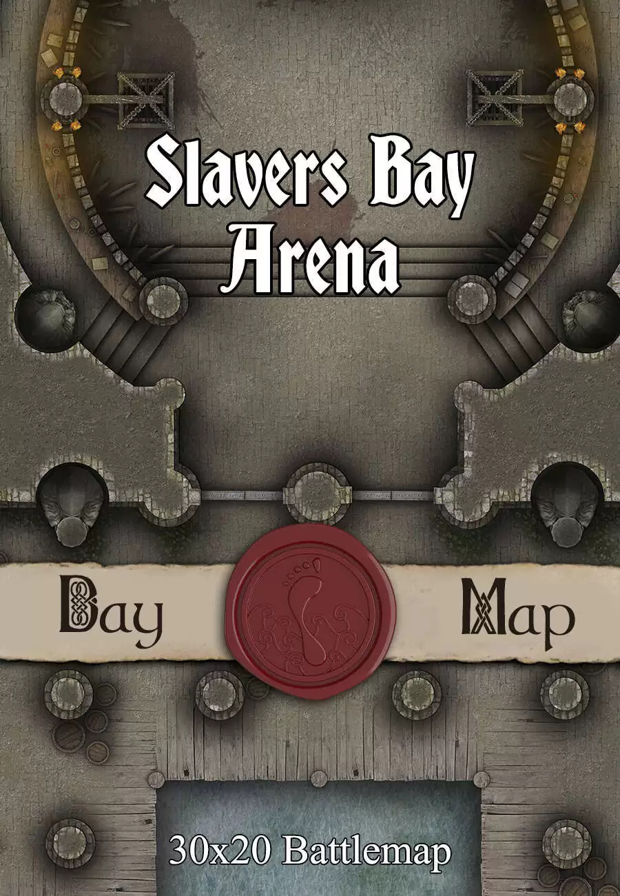 30x20 Battlemap - Slavers Bay Arena - Seafoot Games | Towns & Cities ...