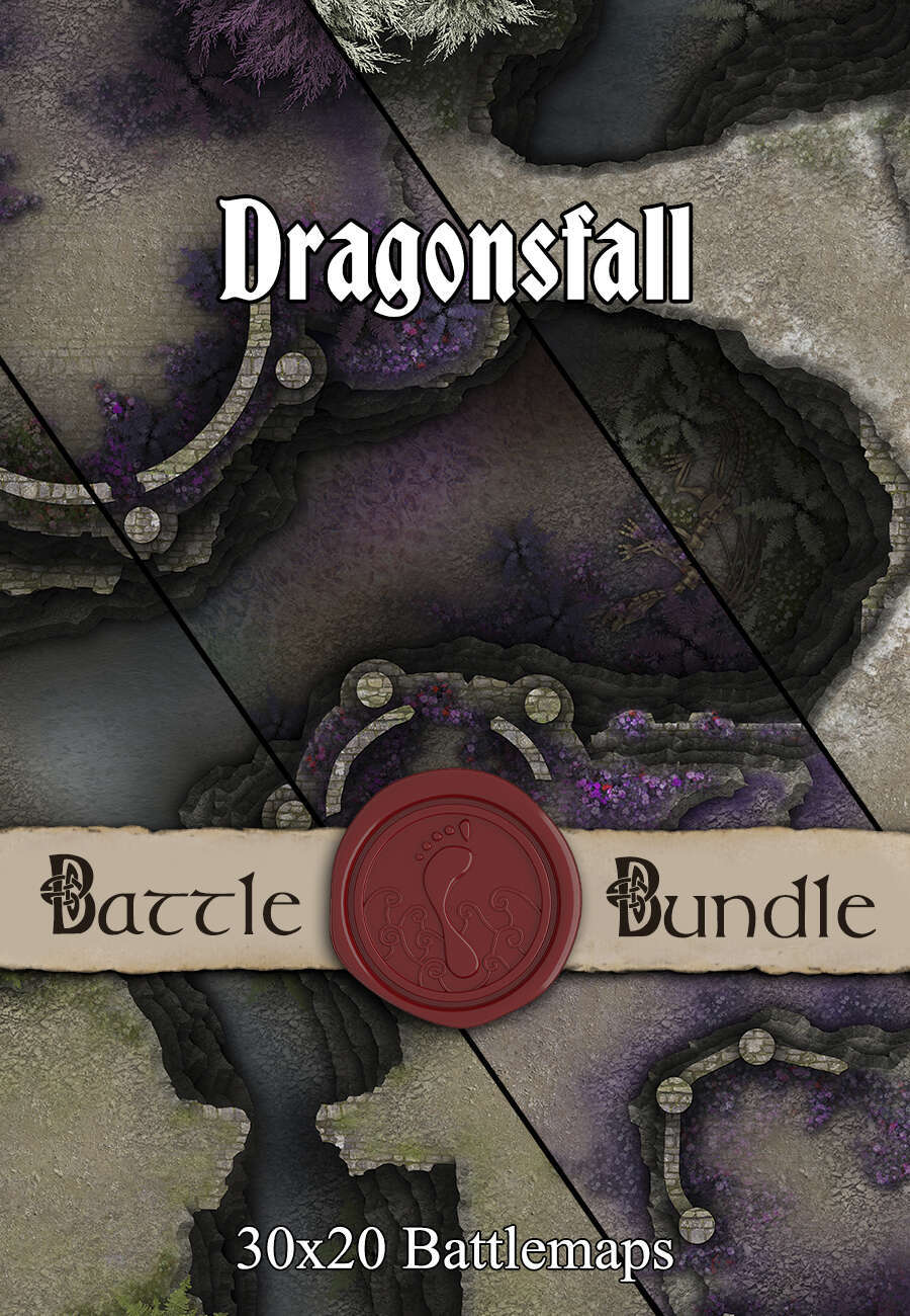Dragonsfall | 30x20 Battlemaps [BUNDLE] - Seafoot Games | Bundles ...