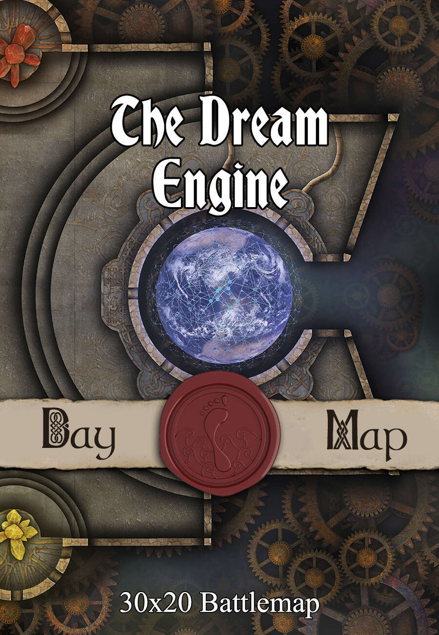 30x20 Battlemap - The Dream Engine - Seafoot Games | Magical | Sci-Fi ...