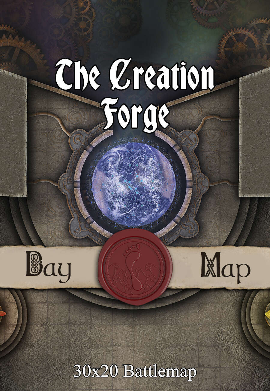 30x20 Battlemap - The Creation Forge - Seafoot Games | Magical | Sci-Fi ...