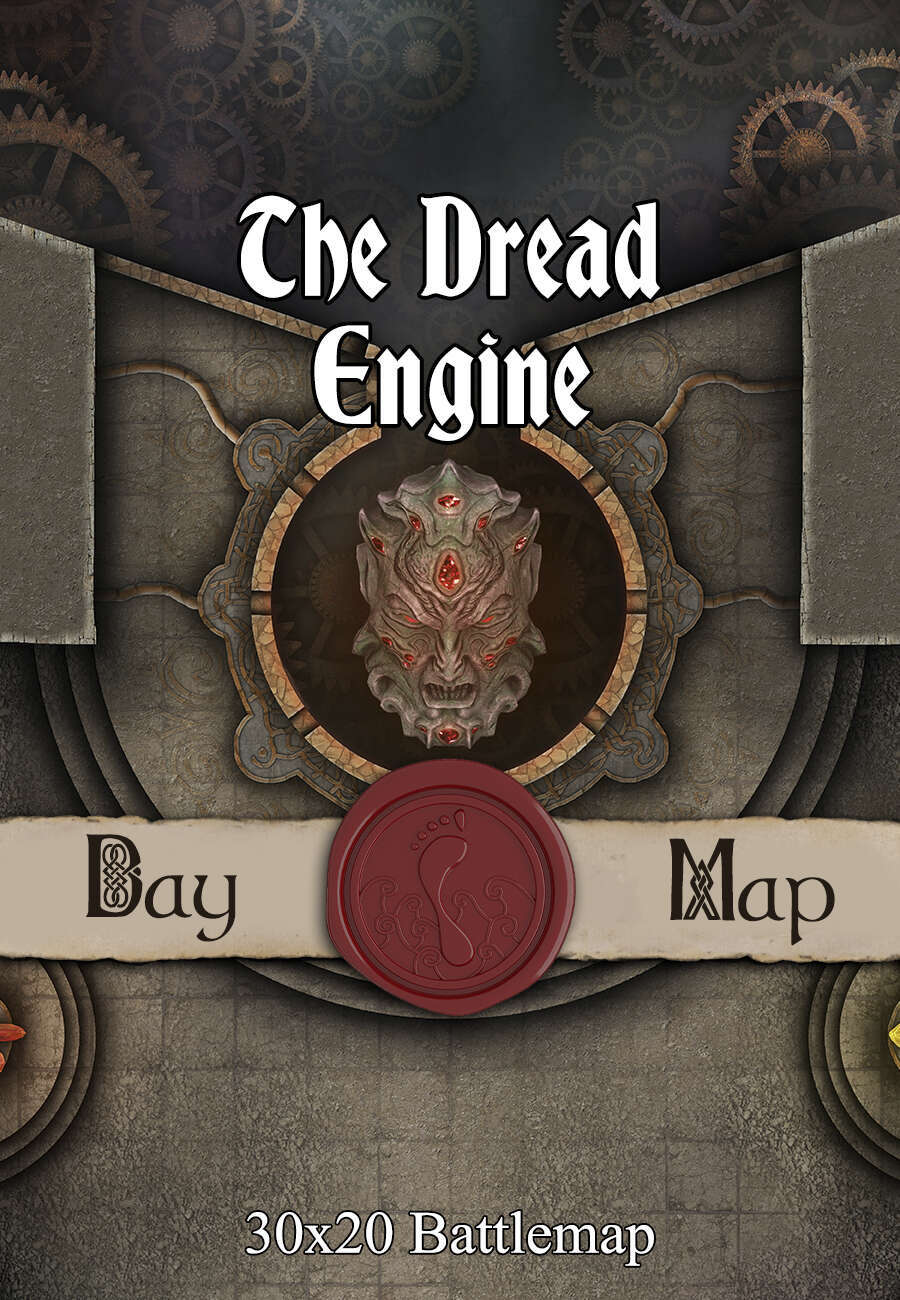 30x20 Battlemap - The Dread Engine - Seafoot Games | Magical | Demonic ...