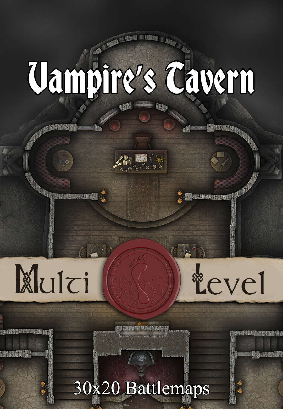 30x20 Multi-Level Battlemap - Vampire’s Tavern - Seafoot Games ...