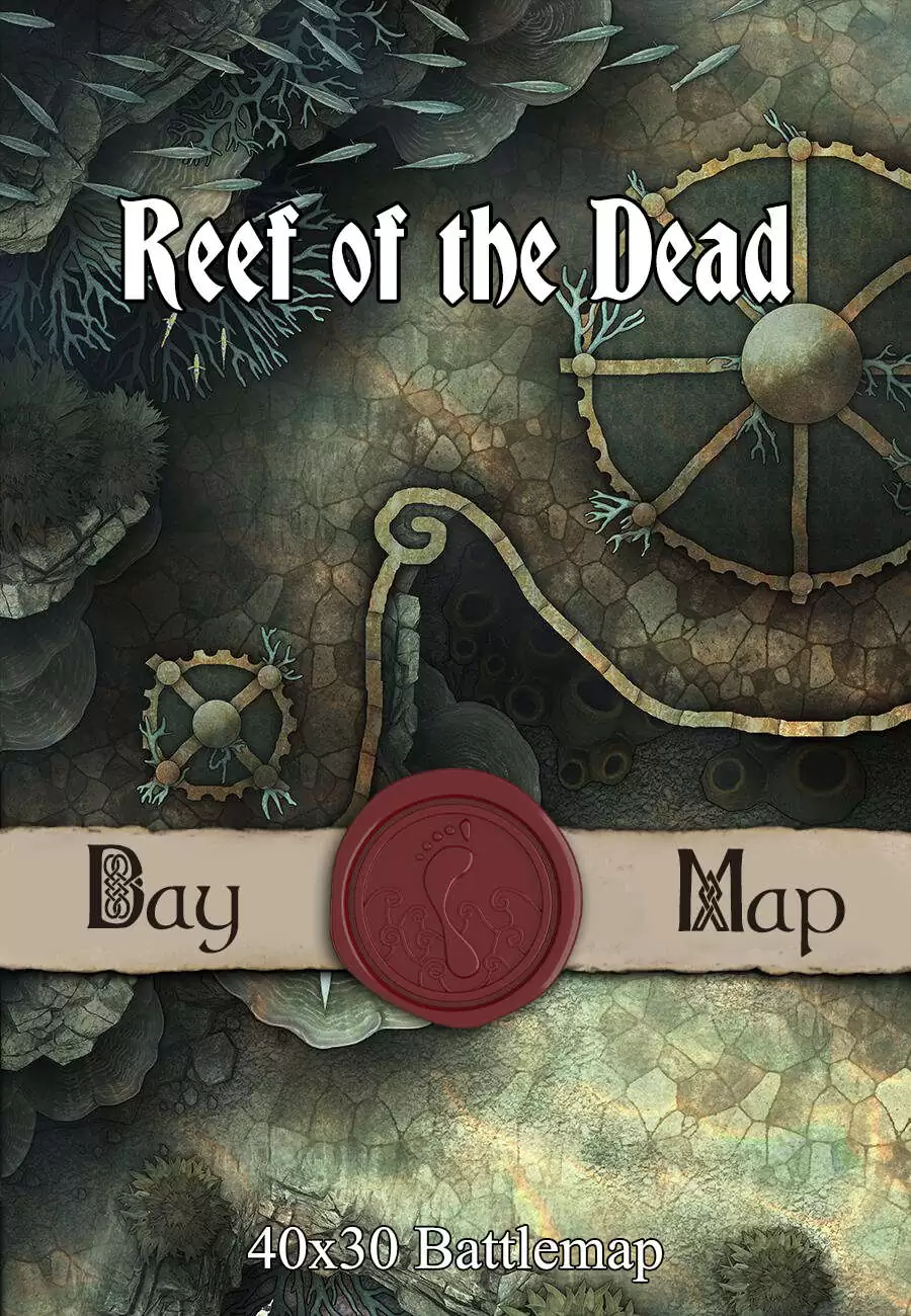 40x30 Battlemap - Reef of the Dead - Seafoot Games | Towns & Cities ...