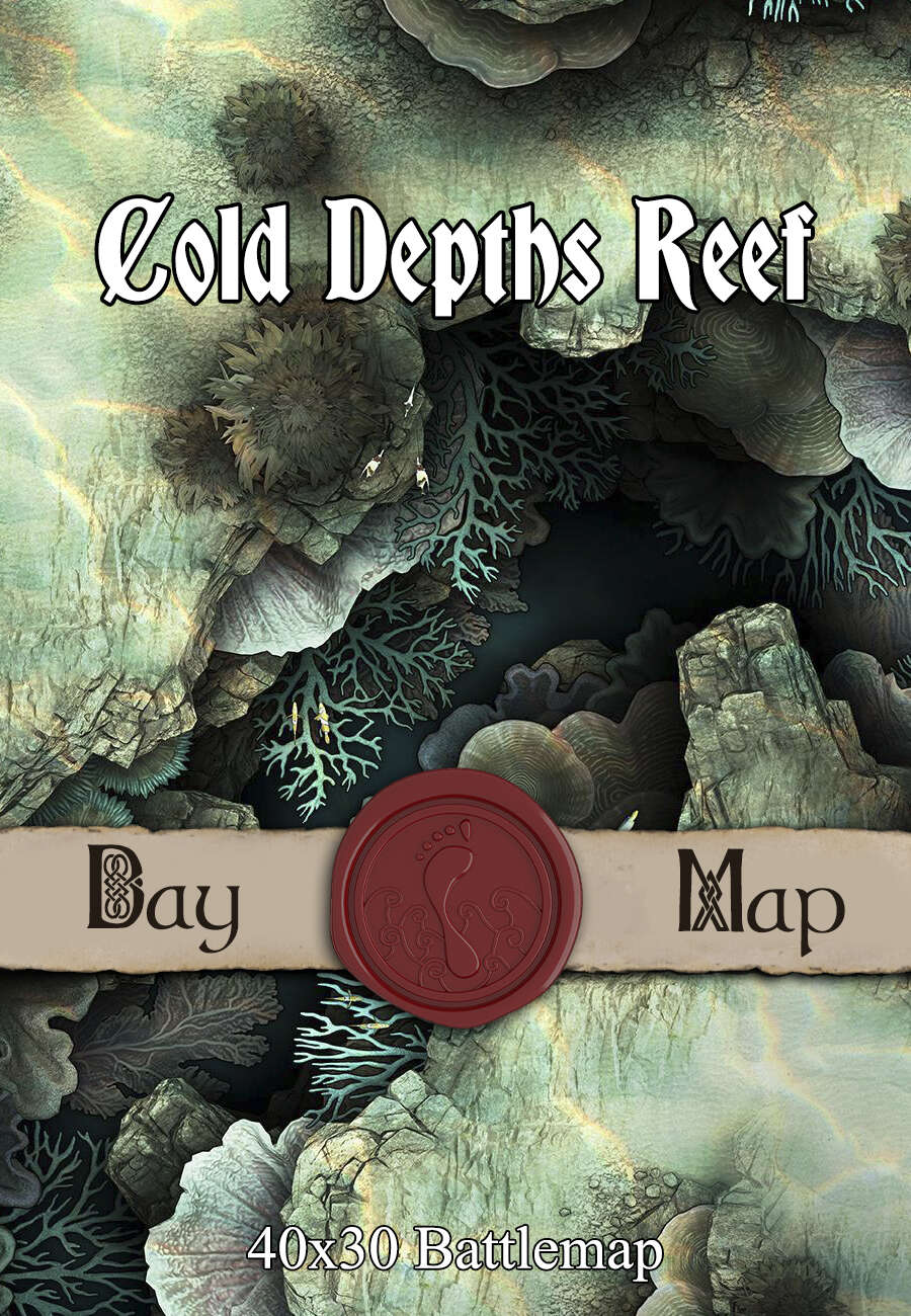 40x30 Battlemap - Cold Depths Reef - Seafoot Games | Underwater ...
