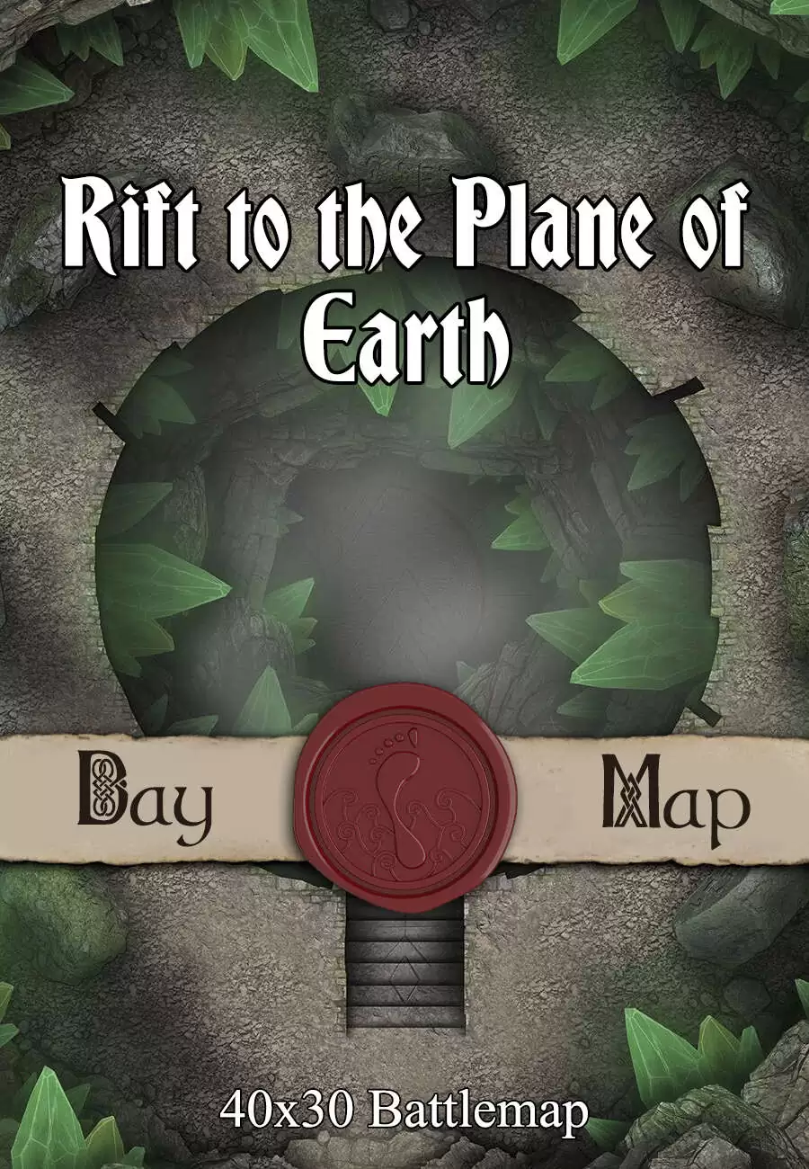 40x30 Battlemap - Rift to the Plane of Earth - Seafoot Games | Ruins ...