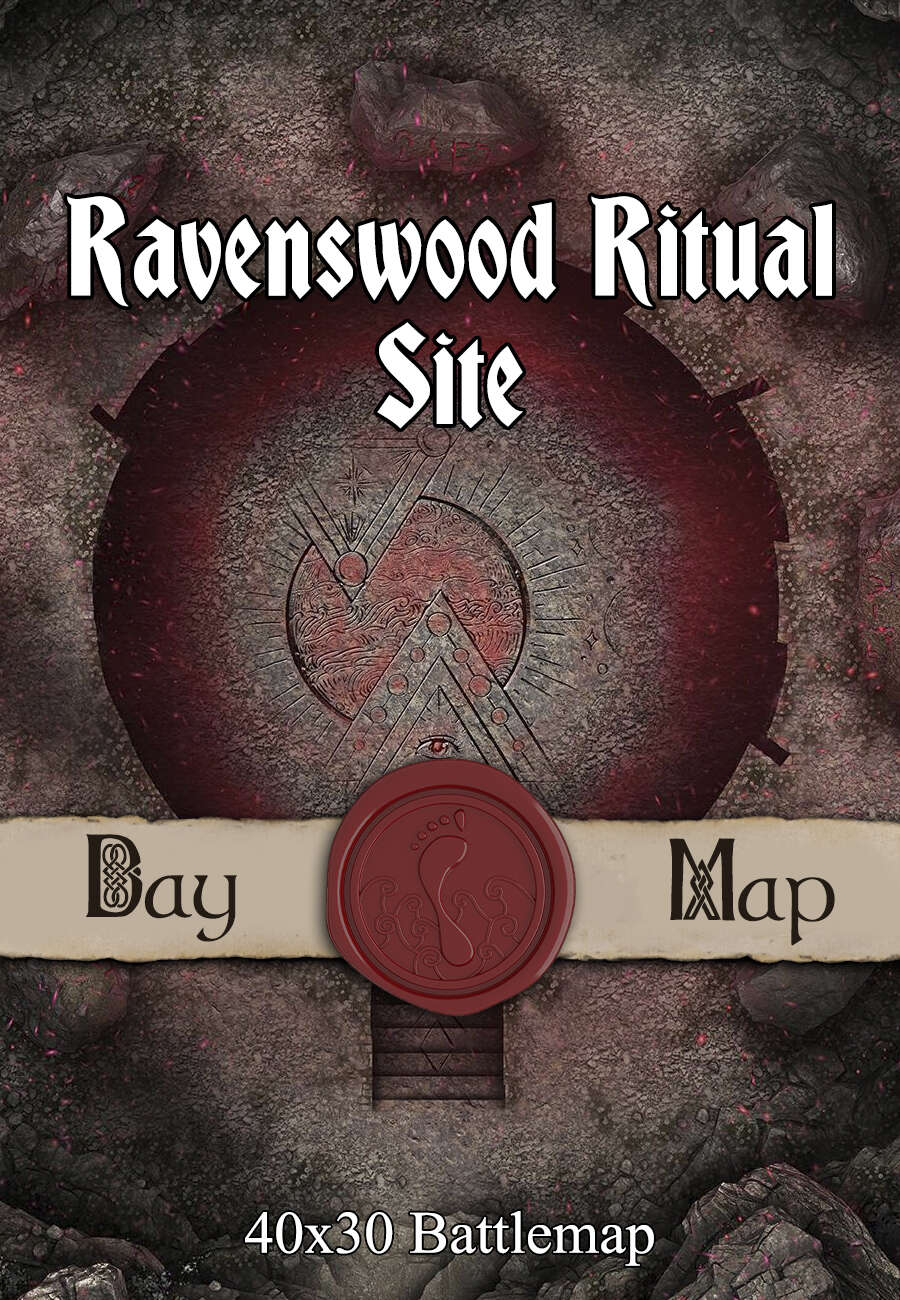 40x30 Battlemap - Ravenswood Ritual Site - Seafoot Games | Ruins ...