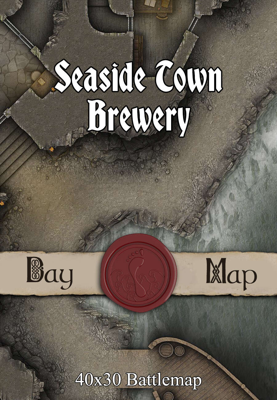 40x30 Battlemap - Seaside Town Brewery - Seafoot Games | Camps ...
