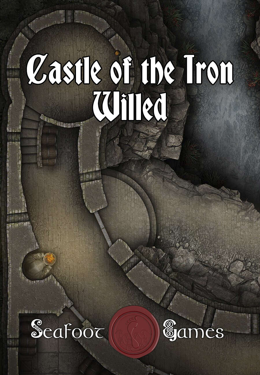 Castle of the Iron Willed Multi-Level 40x30 Battlemap with Adventure ...