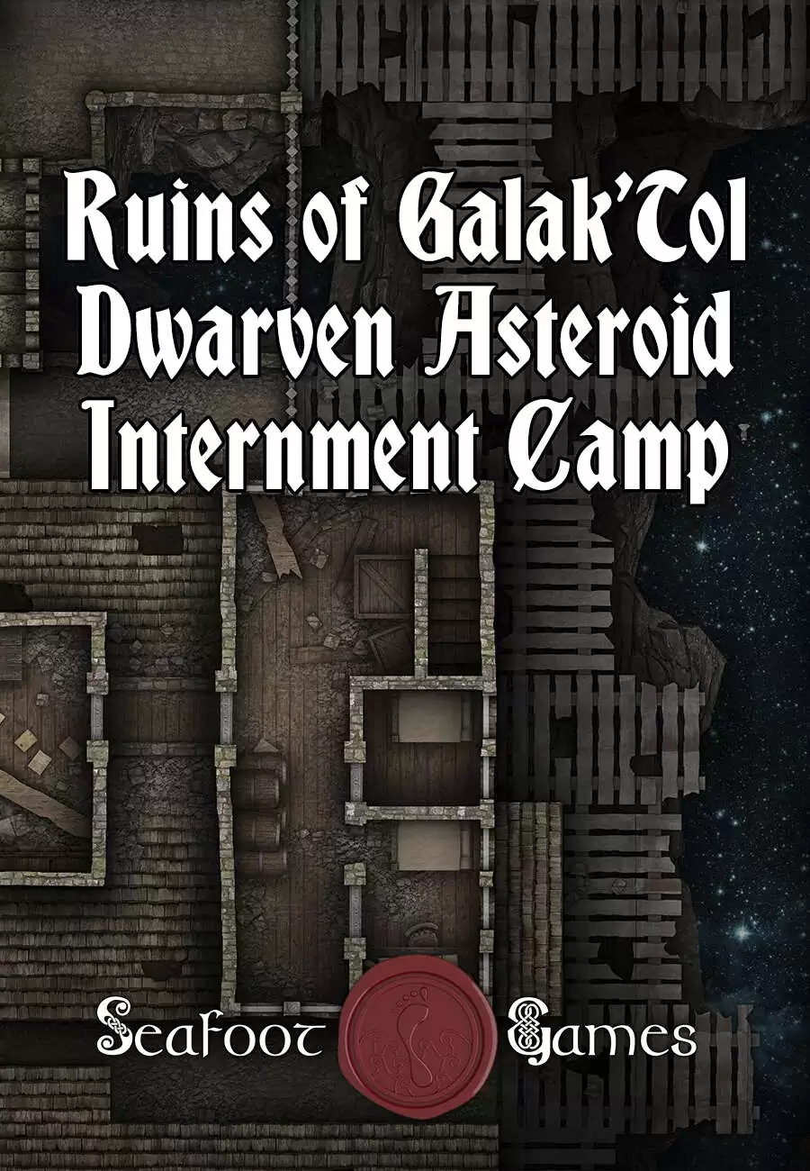 Ruins of Galak’Tol Dwarven Asteroid Internment Camp 40x30 Multi-Level ...