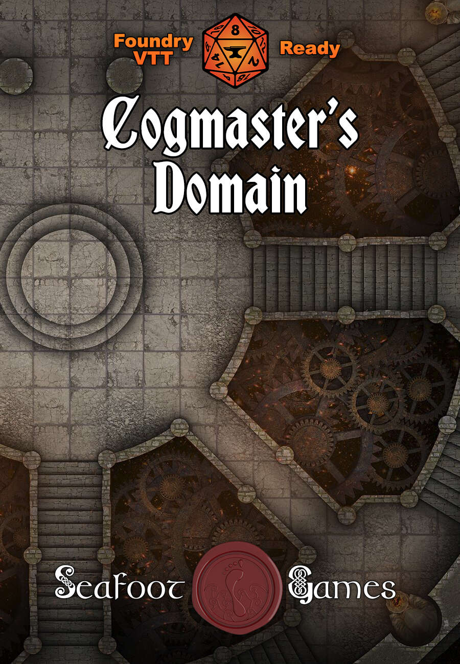 Cogmaster’s Domain 40x30 Battlemap with Adventure (FoundryVTT-Ready ...